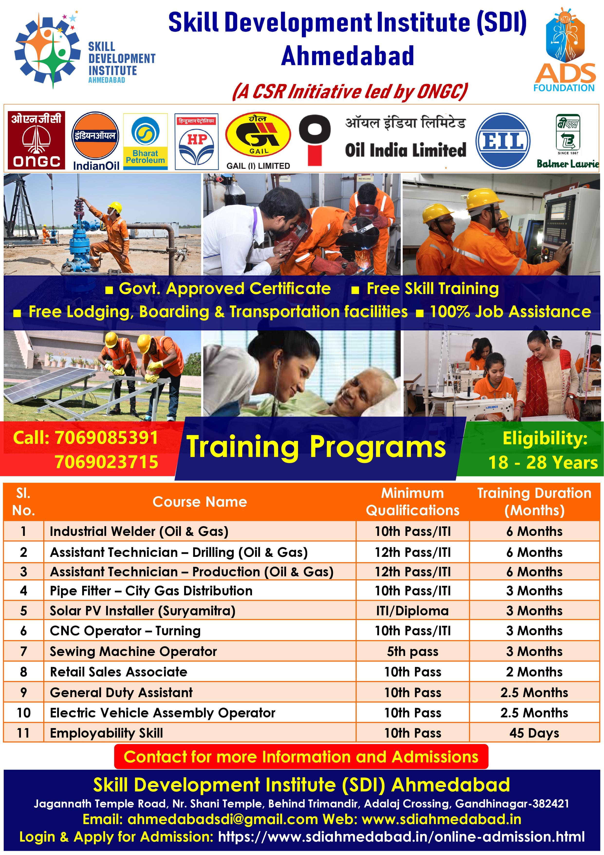Skill Development Institute in Ahmedabad Gujarat India
